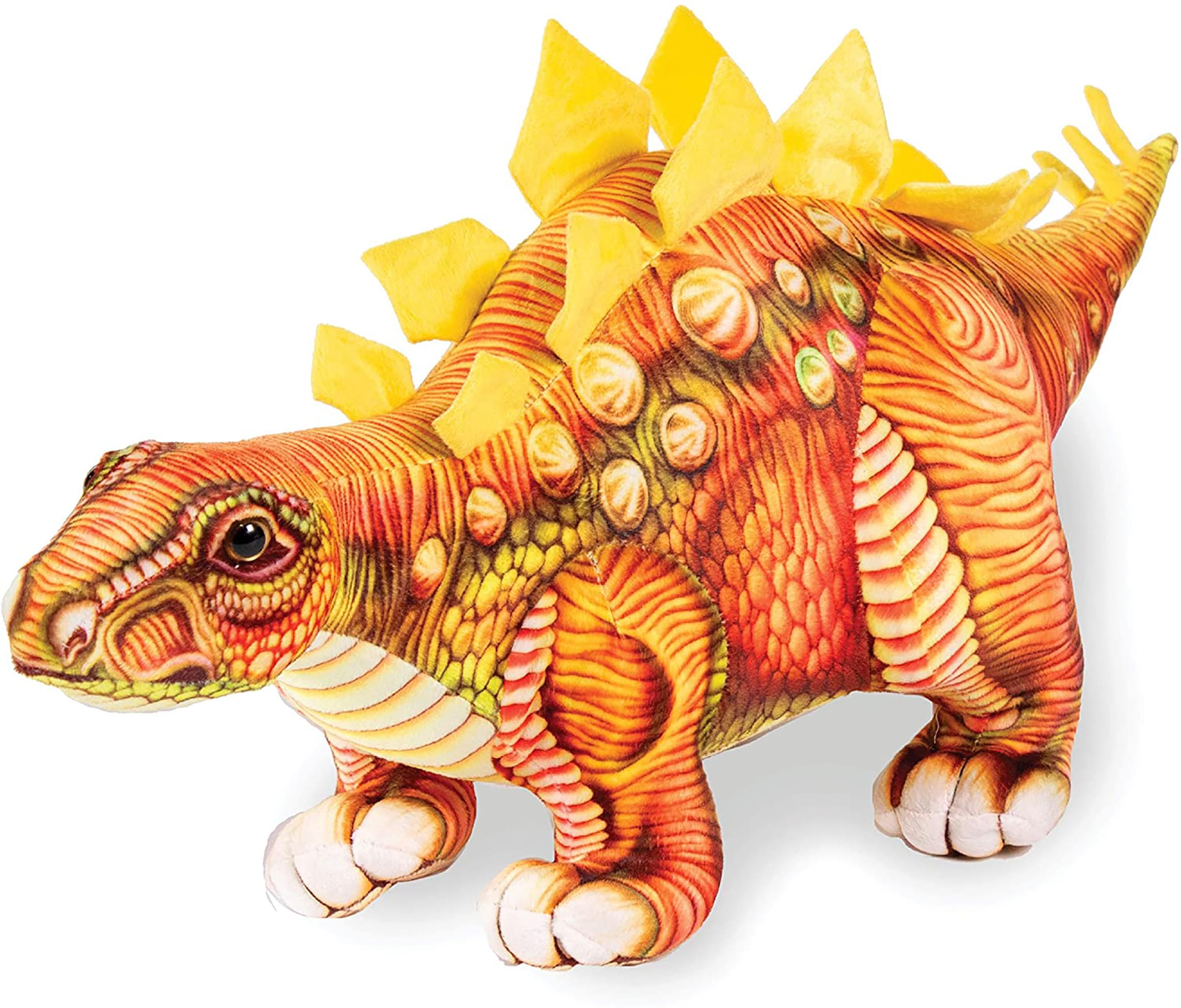 Real Planet Stegosaurus Brown 15" Realistic Soft Plush | Free Shipping