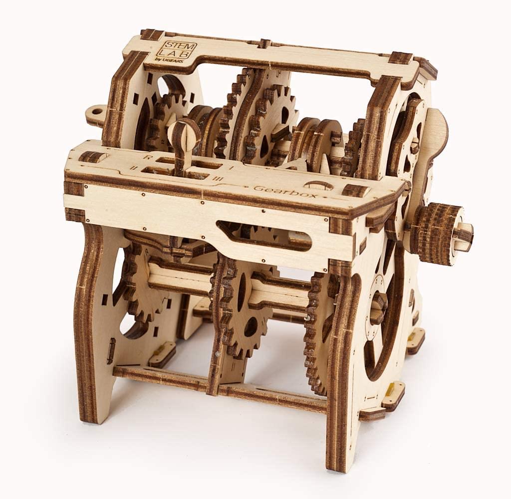 UGears Mechanical 3D Wooden Puzzle | Gearbox | Free Shipping