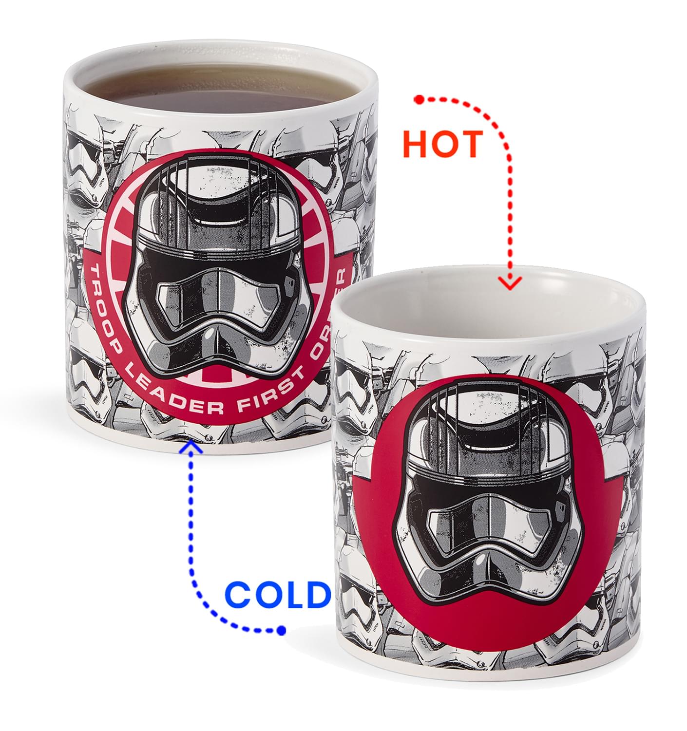 Star Wars Stormtroopers/ Troop Leader Heat Reveal 11oz Mug | Free Ship