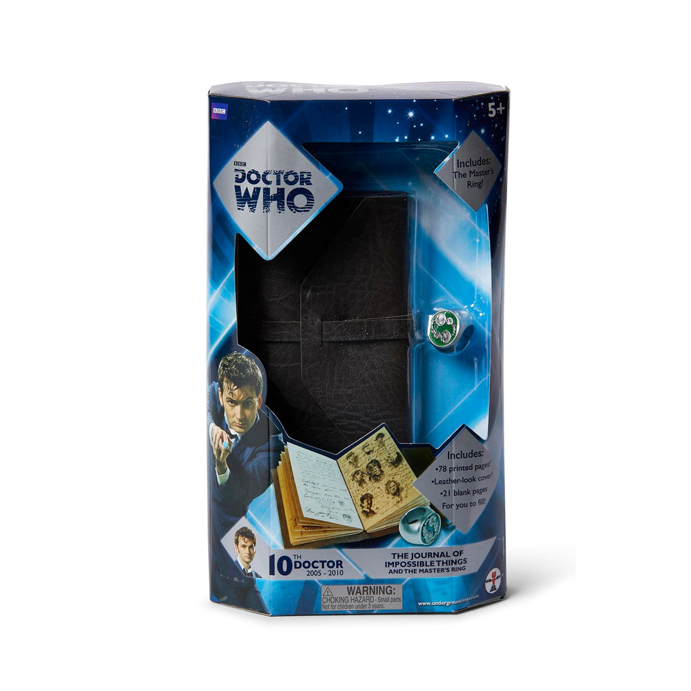 Doctor Who Journal of Impossible Things with Master Ring | Free Shippi