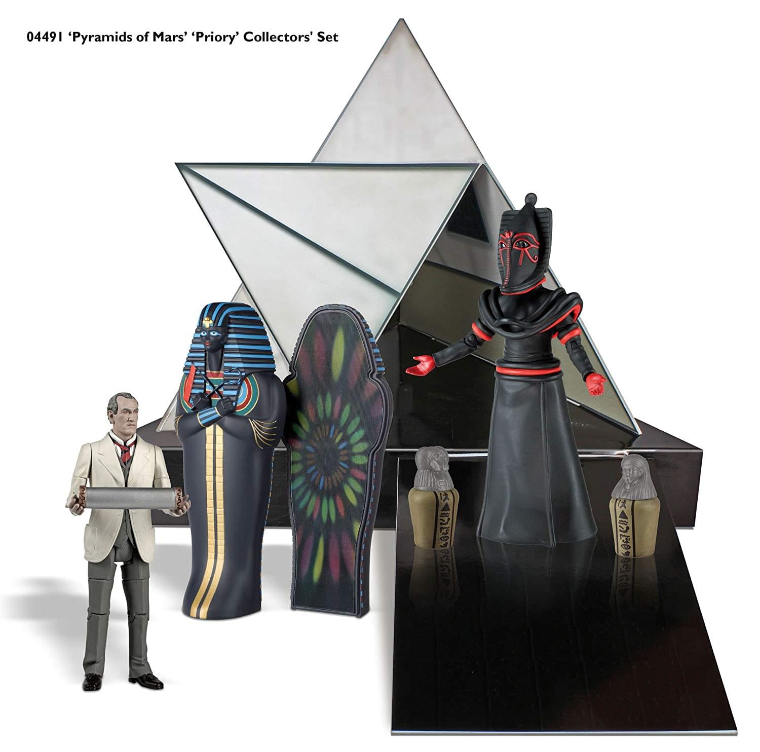 Doctor Who "Pyramids of Mars" 5" Action Figure Box Set | Free Shipping