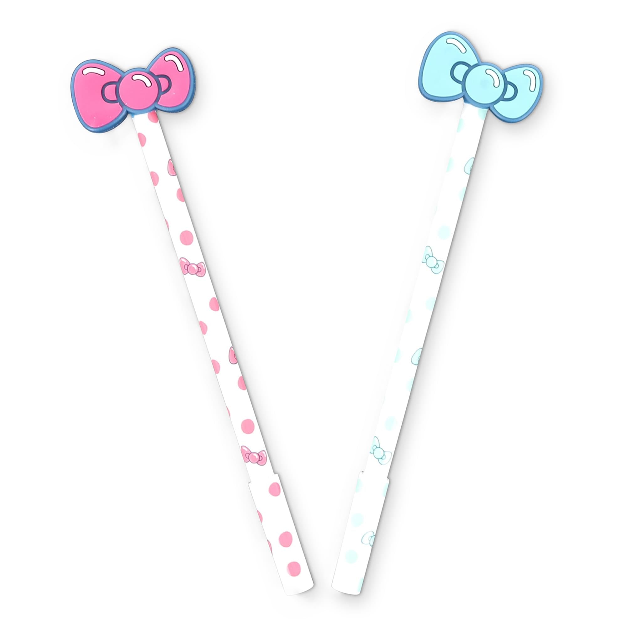 Hello Kitty Ink Pen 2-Pack with Bow Toppers | Free Shipping