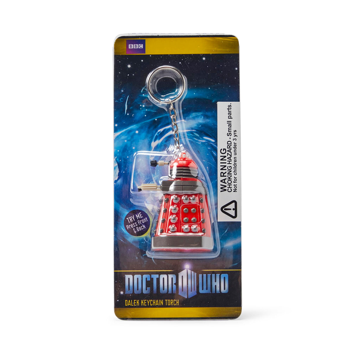 Doctor Who Red Dalek Keychain Flashlight | Free Shipping