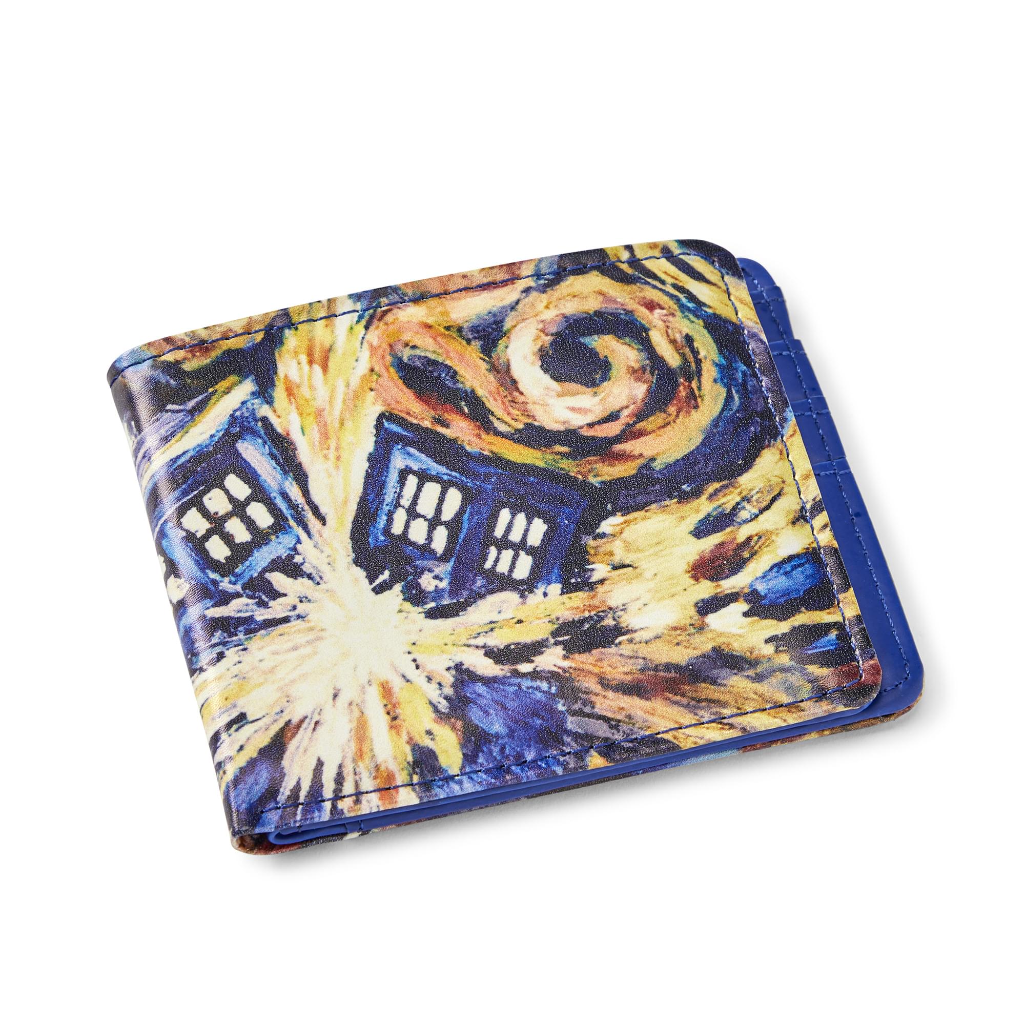 Doctor Who Bi-Fold Wallet Van Gogh TARDIS | Free Shipping