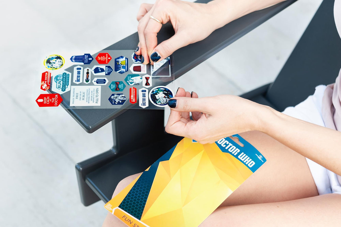 Doctor Who Assorted 22-Piece Sticker Sheet Set | Free Shipping