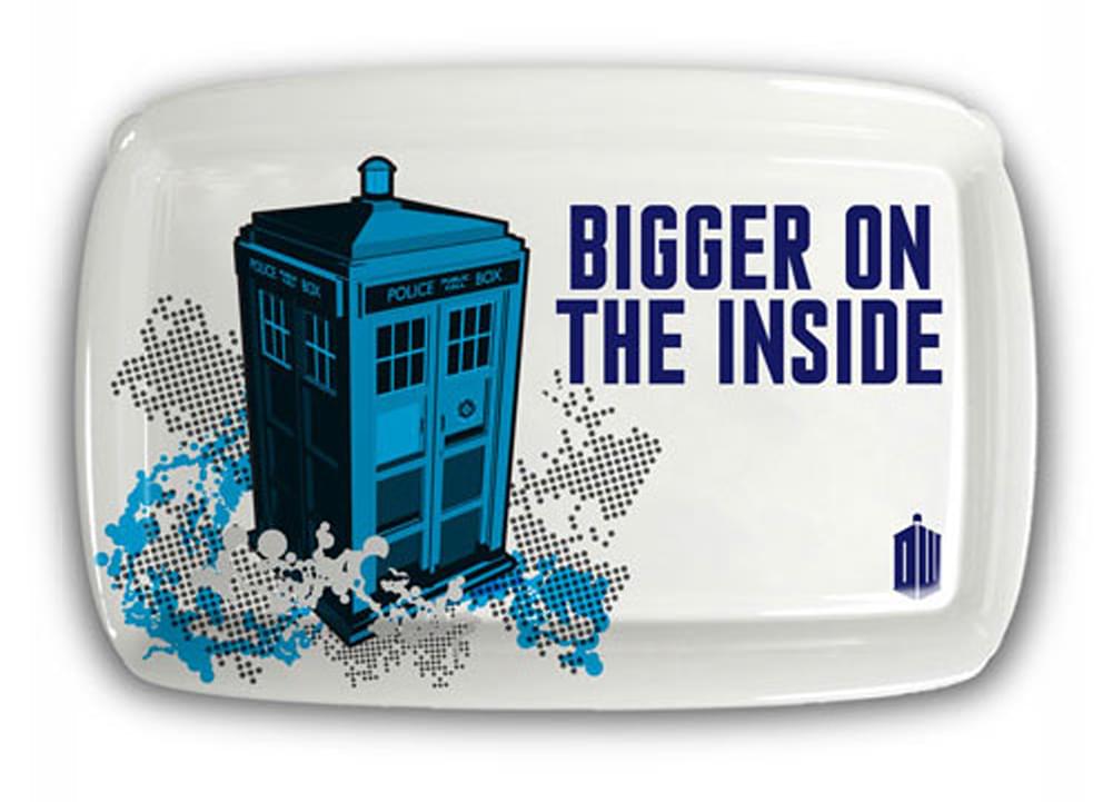Doctor Who TARDIS "Bigger on the Inside" Serving Tray | Free Shipping