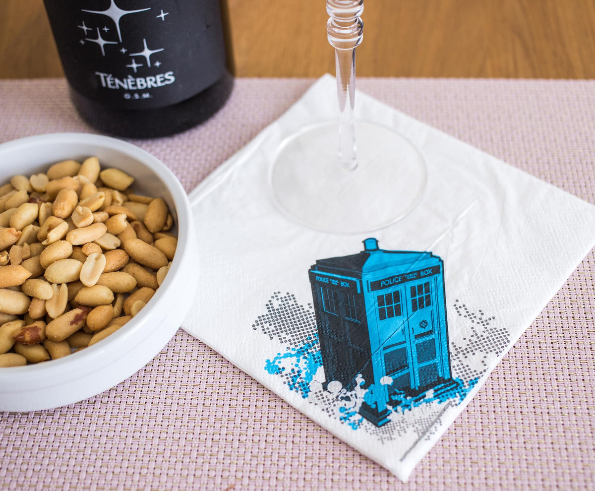 Doctor Who TARDIS Anthony Dry Napkin Set | Free Shipping