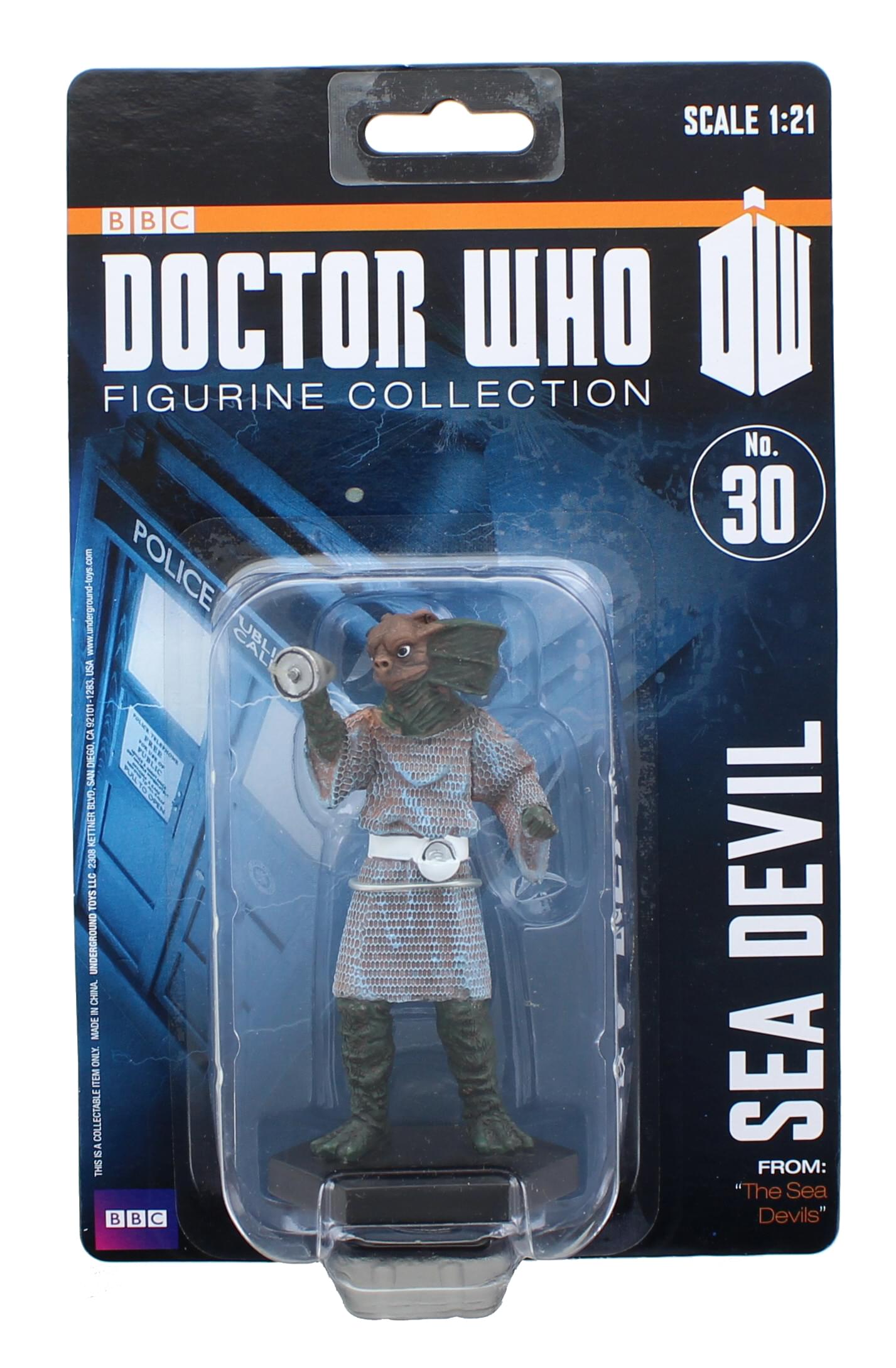 Doctor Who Sea Devil 4" Resin Figure | Free Shipping