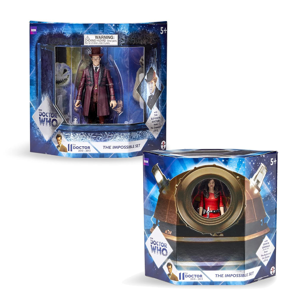 Doctor Who 5" Action Figures The Impossible Set | Free Shipping