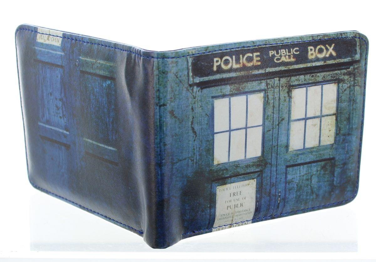 Doctor Who Distressed TARDIS Bi-Fold Wallet | Free Shipping