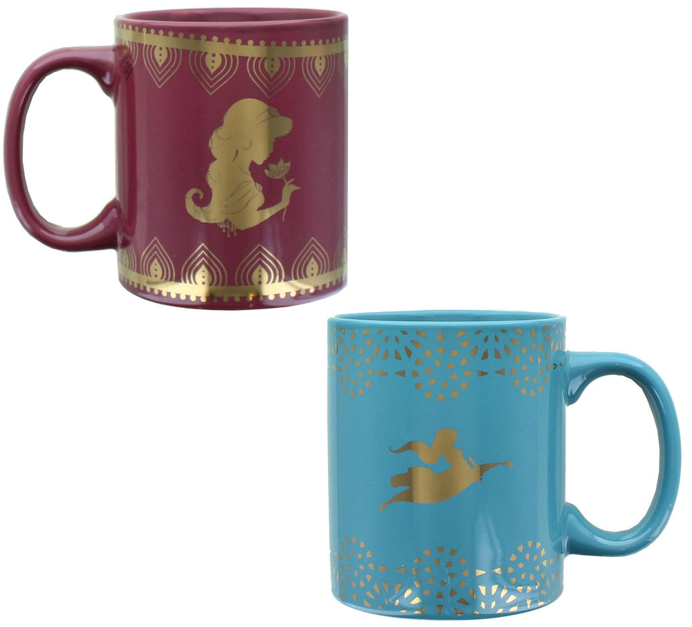 Disney Aladdin Jasmine 11oz Ceramic Mug Set | 2 Pack | Free Shipping
