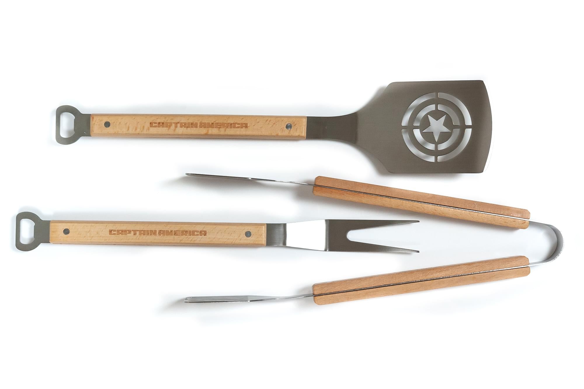 Marvel Captain Marvel 3 Piece Outdoor BBQ Utensil Set | Free Shipping