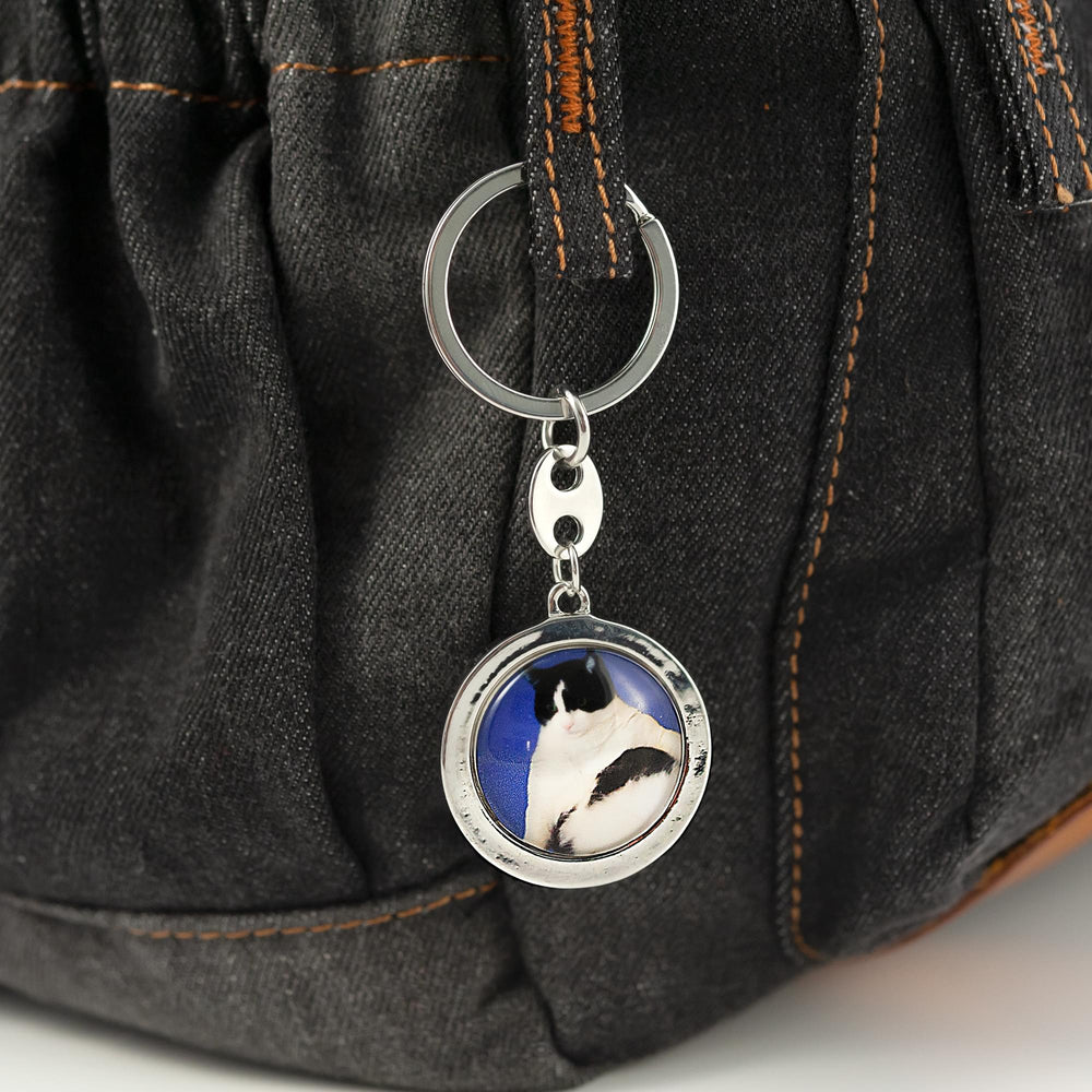 Touch My Belly, I Dare You Cat Keychain | Free Shipping