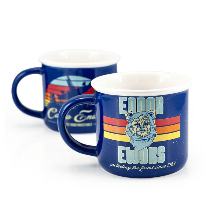 Star Wars Endor Ewoks & Camp Endor Ceramic Mug Set | Free Shipping