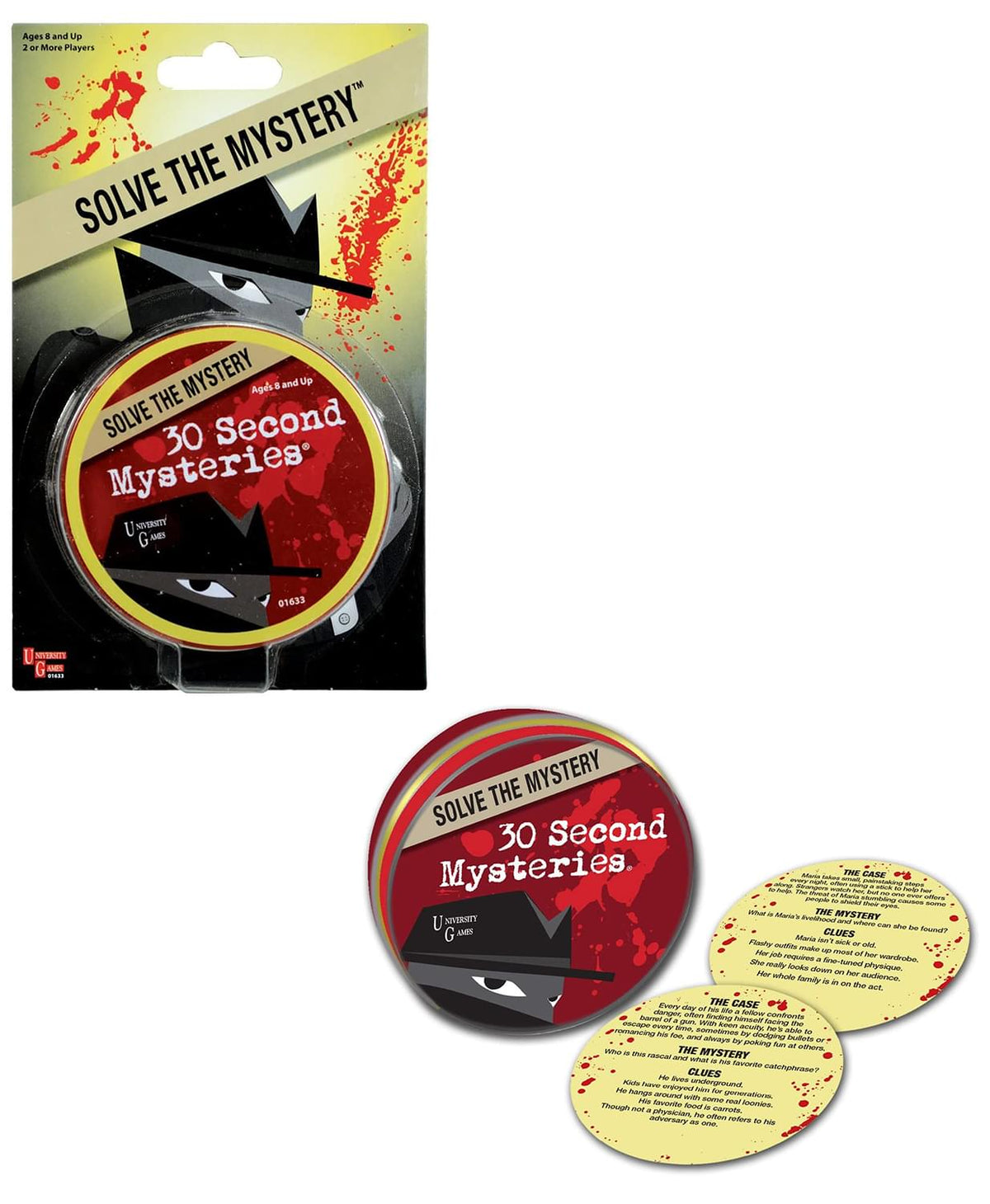 30 Second Mysteries Card Game | For 2+ Players | Free Shipping