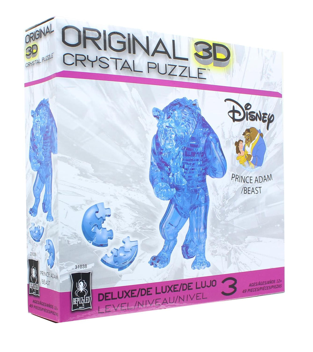 Disney The Beast 49 Piece 3D Crystal Jigsaw Puzzle | Free Shipping