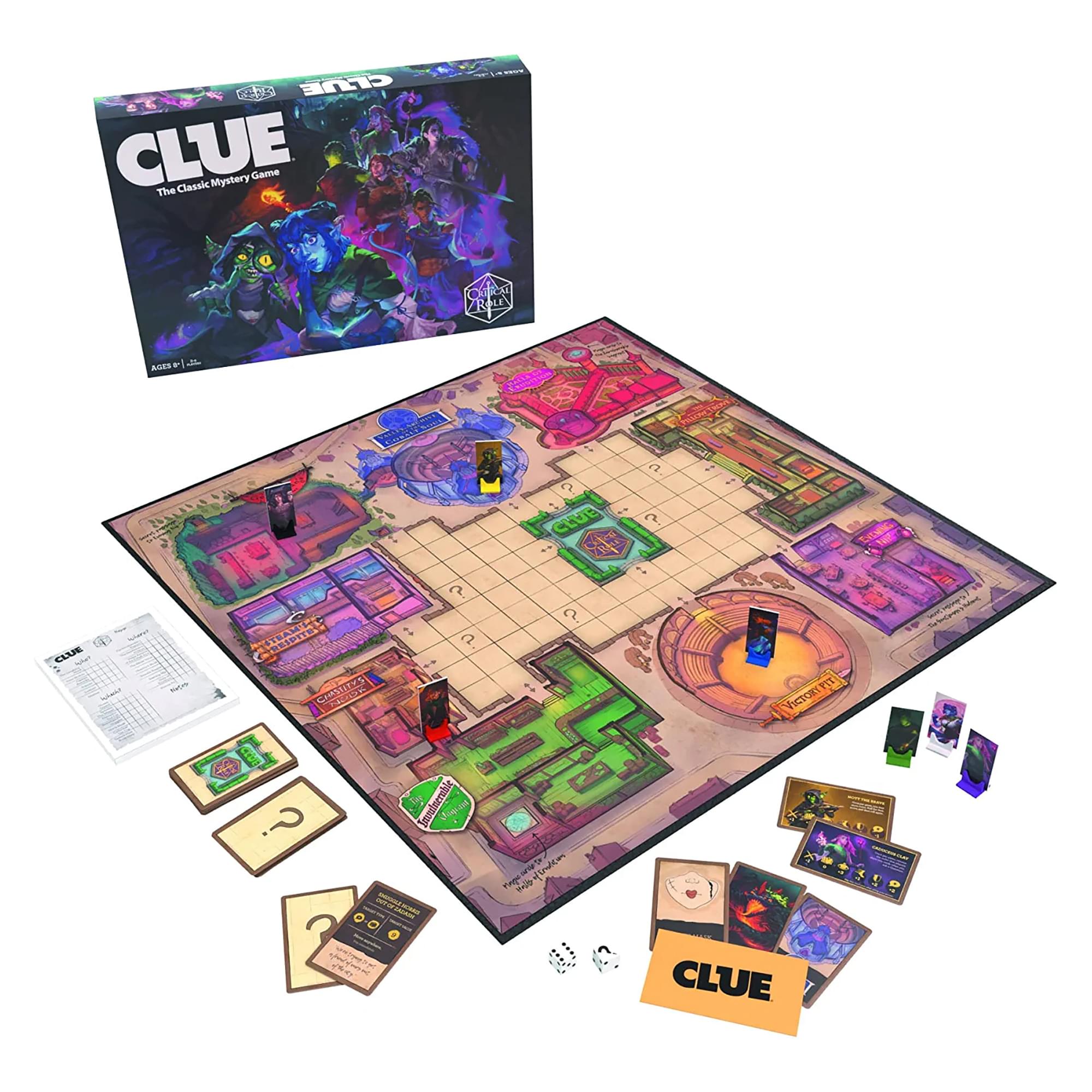 Critical Role Clue Board Game | Free Shipping