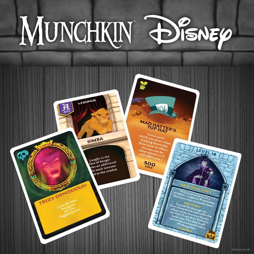 Disney Munchkin Card Game | For 3-6 Players | Free Shipping