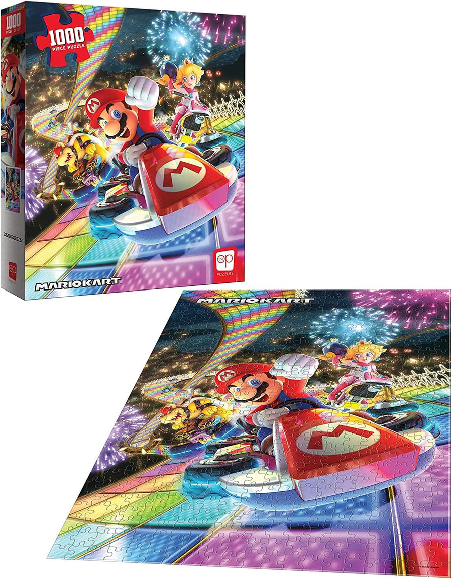 Mario Kart Rainbow Road 1000 Piece Jigsaw Puzzle | Free Shipping