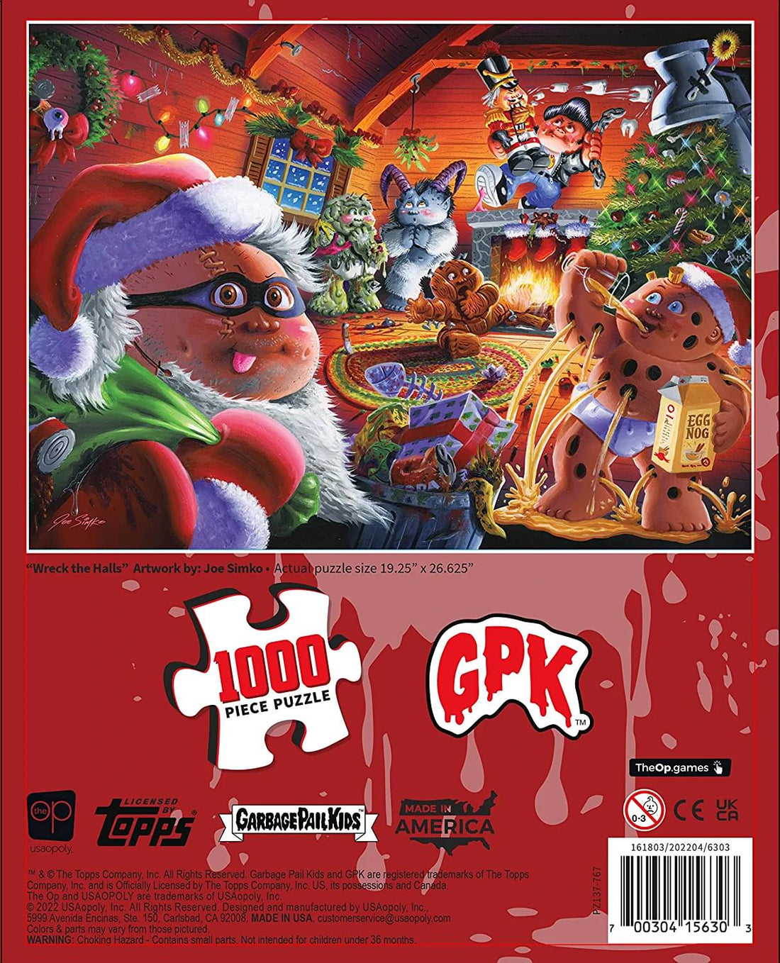 GPK Wreck The Halls 1000 Piece Jigsaw Puzzle | Free Shipping