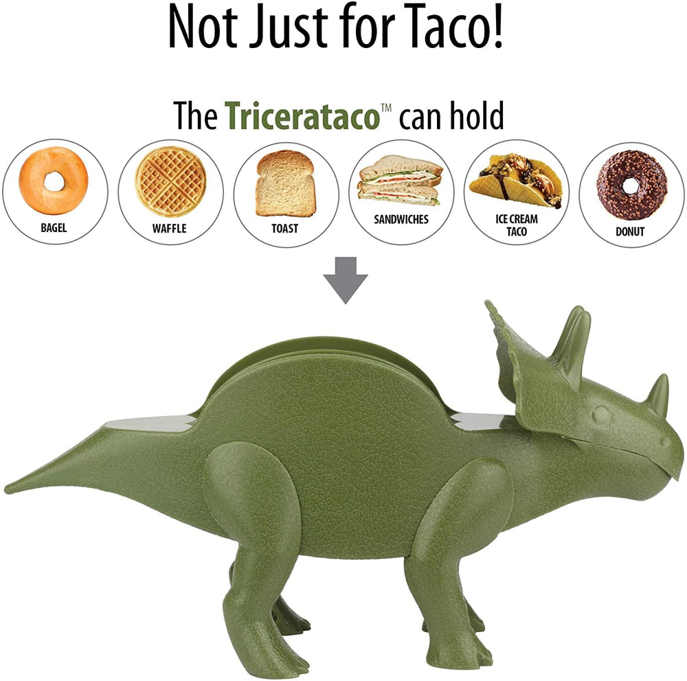 TriceraTACO Sculpted Dinosaur Taco & Snack Holder | Free Shipping