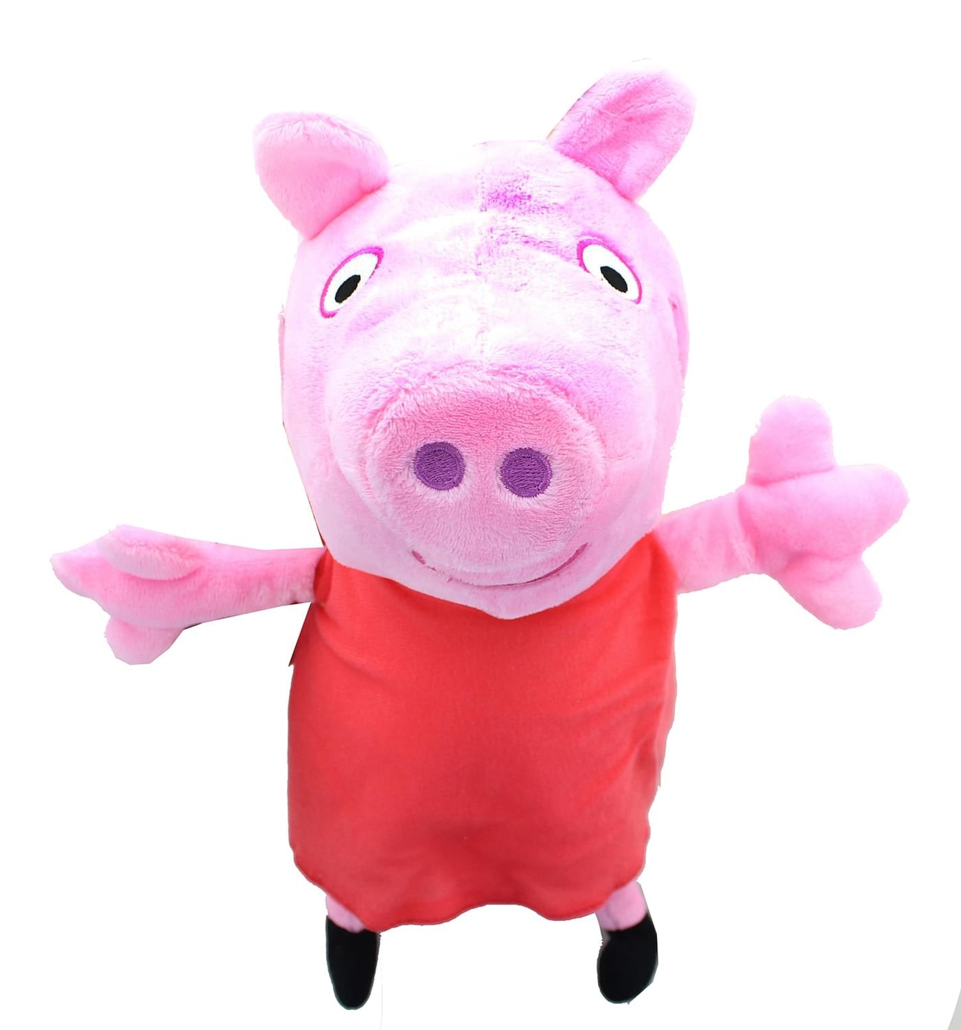 Peppa Pig In Red Dress 13.5 Inch Character Plush | Free Shipping