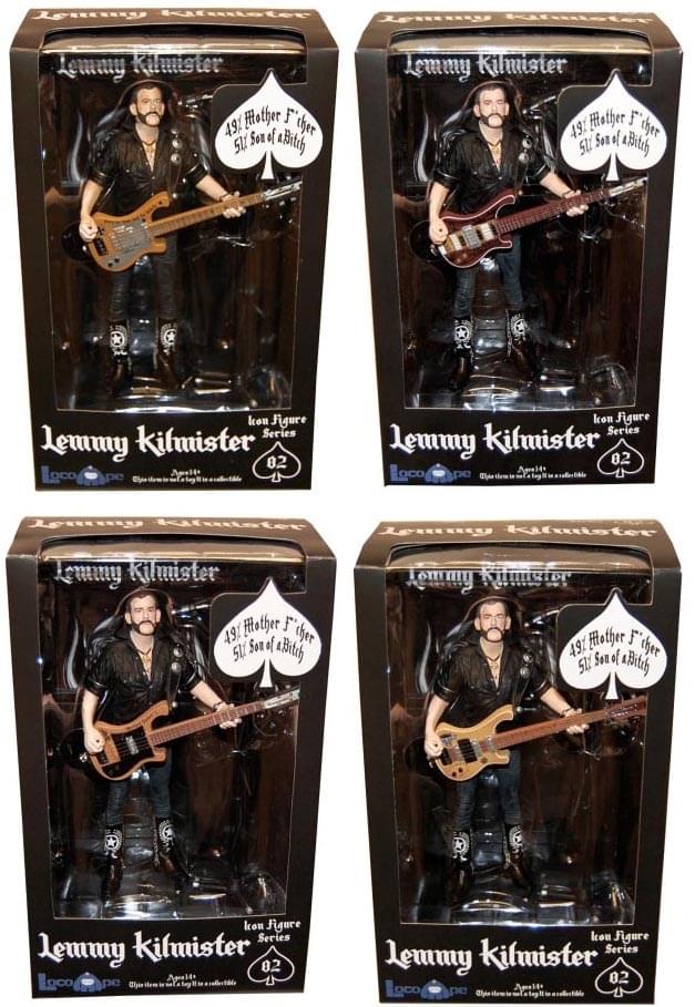 Motorhead Lemmy Kilmister Deluxe Action Figure Set Of 4 | Free Shippin