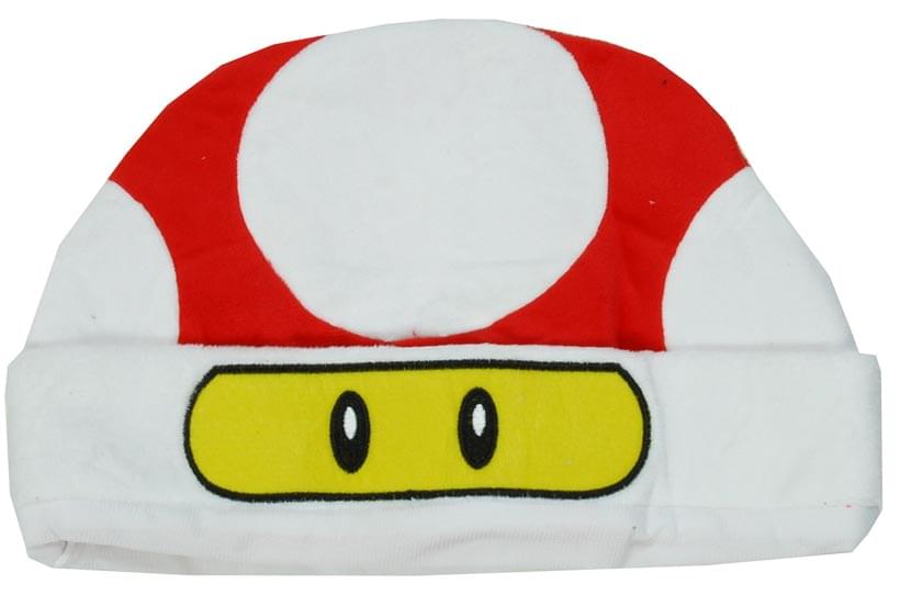 Super Mario Bros Red Mushroom Beanie | Free Shipping