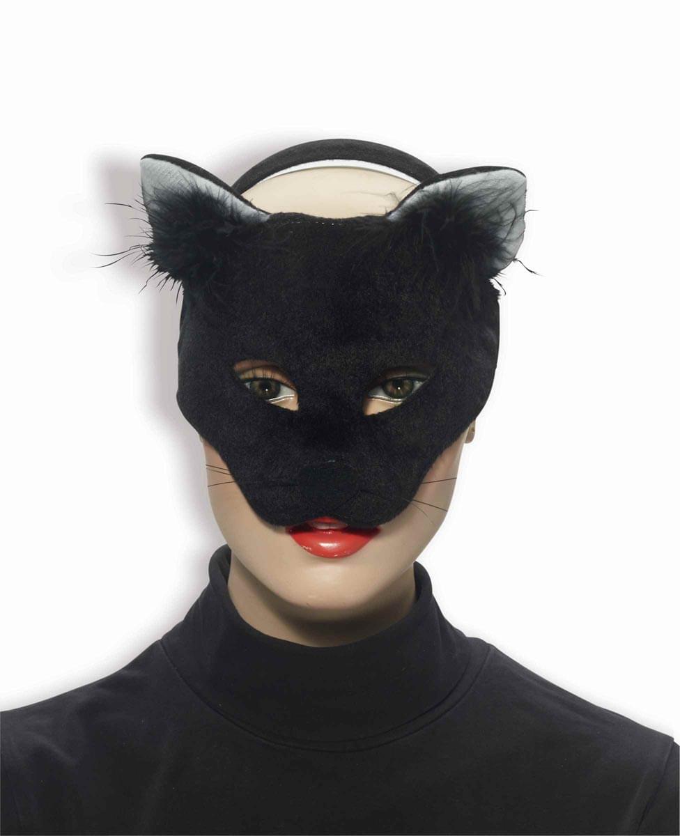 Deluxe Plush Animal Costume Mask - Cat | Free Shipping