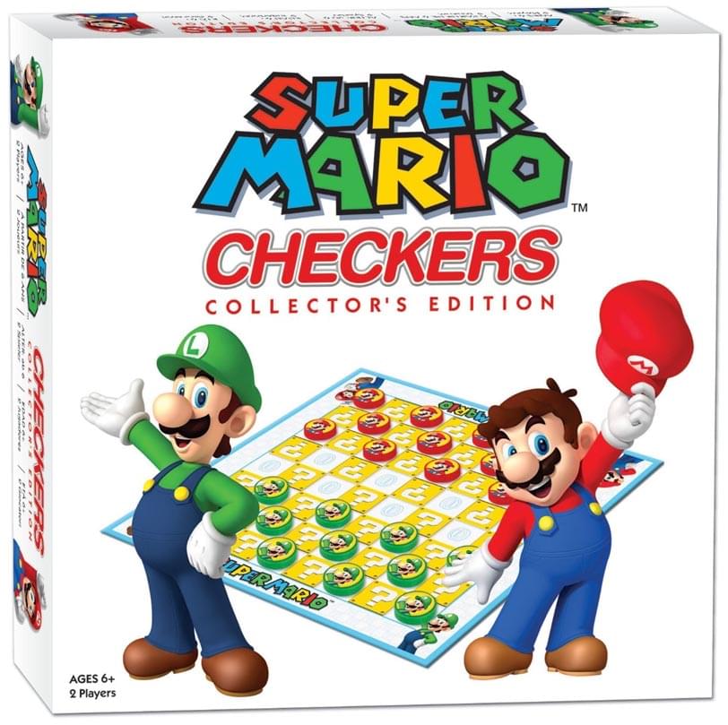 Super Mario Brothers Checkers Tic Tac Toe | Free Shipping